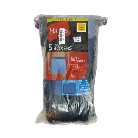 Hanes | Underwear & Socks | Hanes Mens 5pk Knit Boxers | Poshmark
